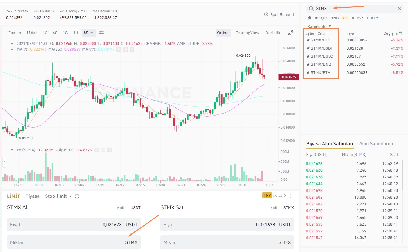 StormX (STMX) Nasıl Alınır? STMX Satın Alma Rehberi - Coin Bilgi